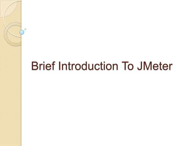 Introduction To Jmeter Pptx Computing Technology And Computing