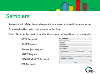 "Introduction to JMeter" @ CPTM 3rd Session | PPT