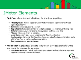"Introduction to JMeter" @ CPTM 3rd Session | PPT