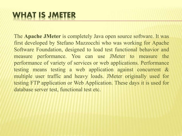 Introduction to jmeter & how to view jmeter Test Result in Real-Time | PPT