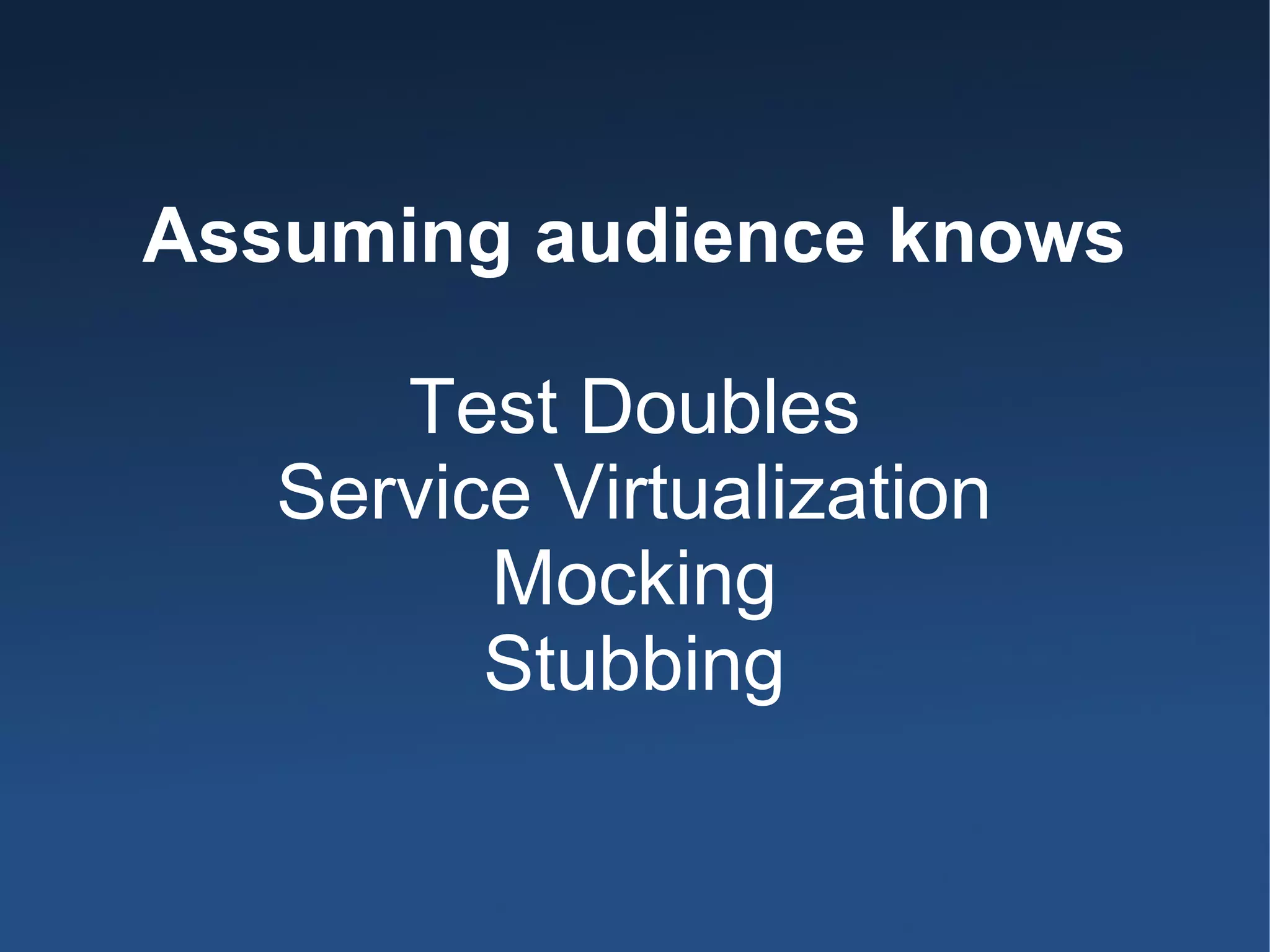 Introduction to JMS service virtualization | PPT Introduction to JMS service virtualization | PPT