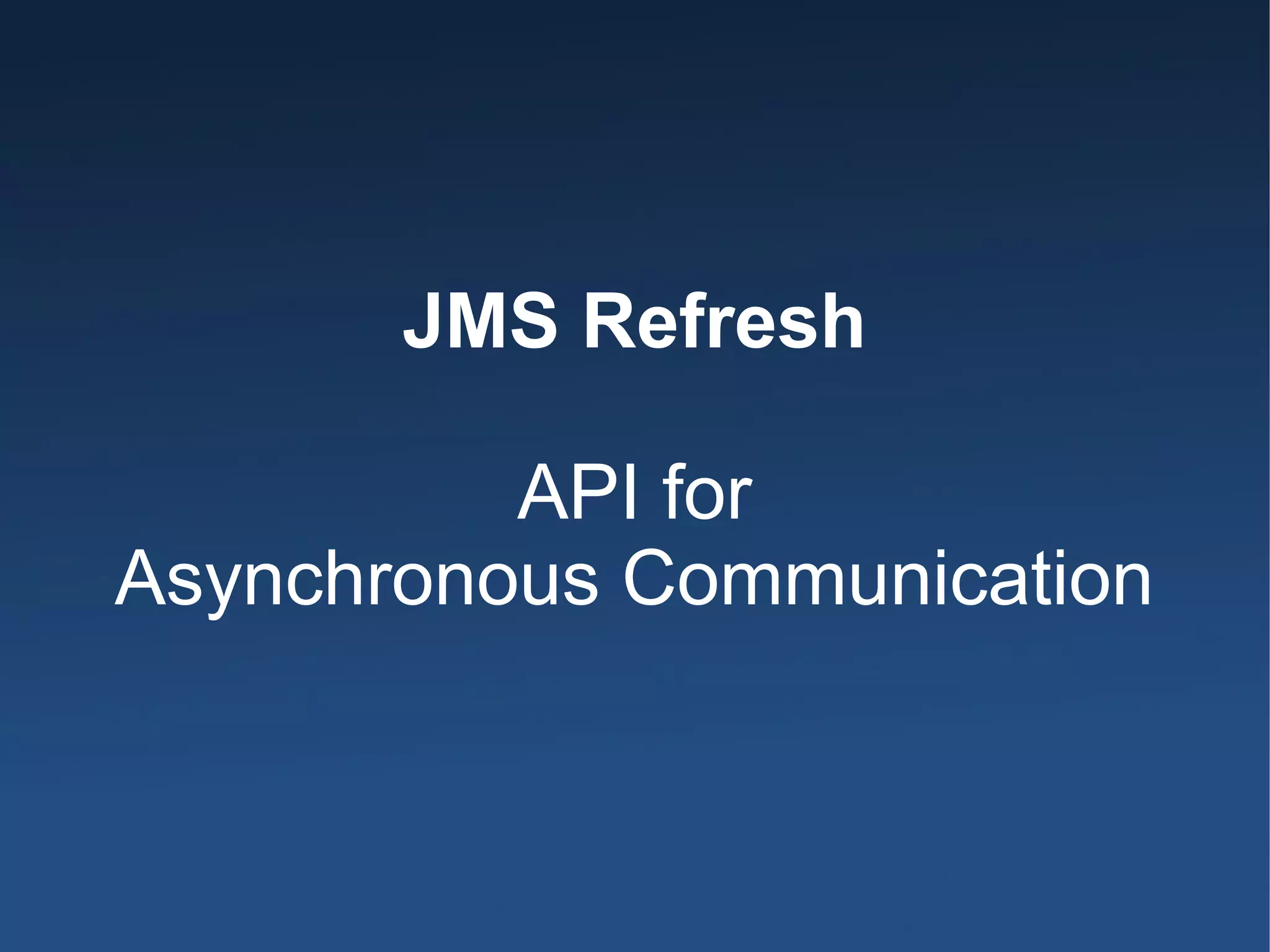 Introduction to JMS service virtualization | PPT