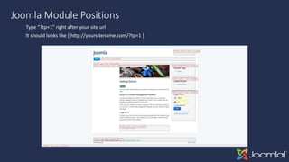 Introduction to Joomla | PPTX