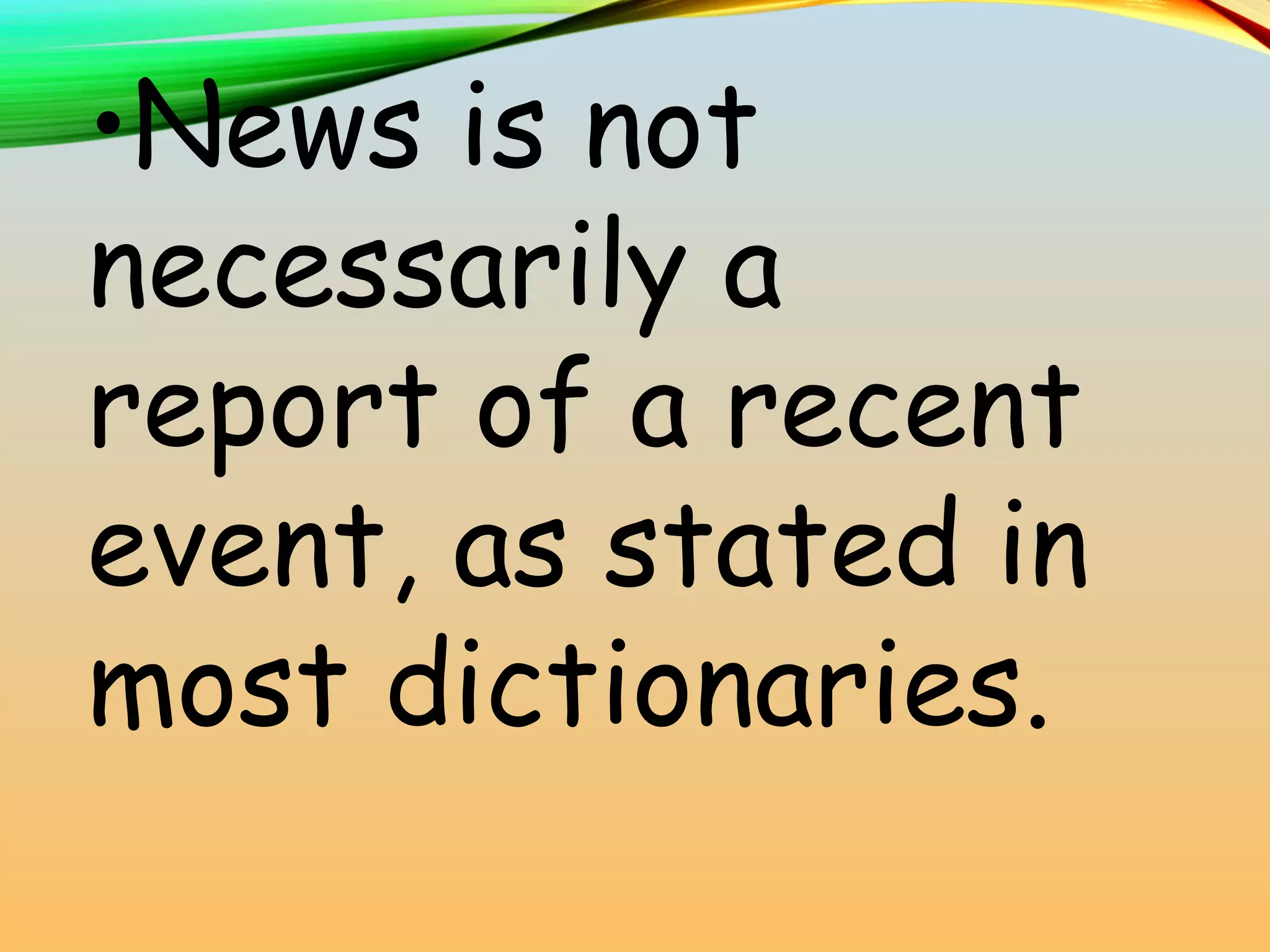 Introduction to journalism | PPT