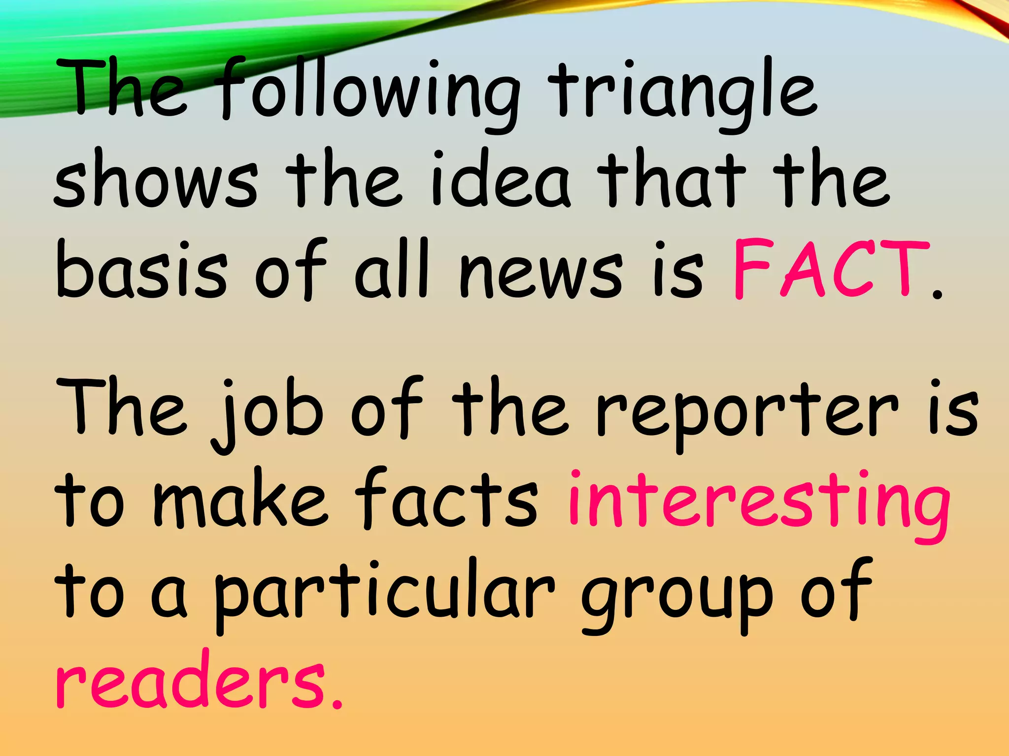 Introduction to journalism | PPT