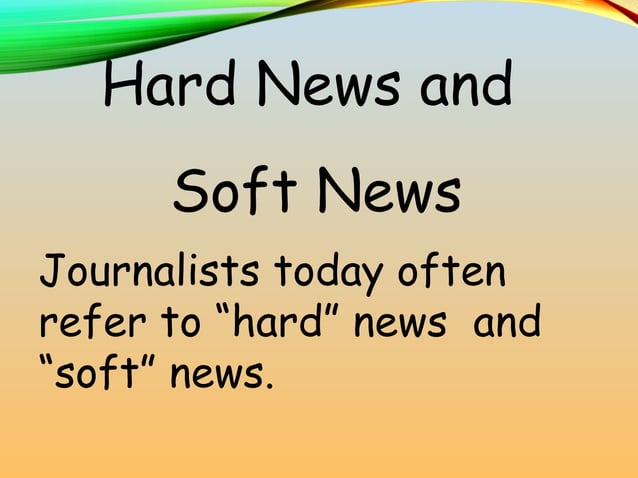 Introduction to journalism | PPT