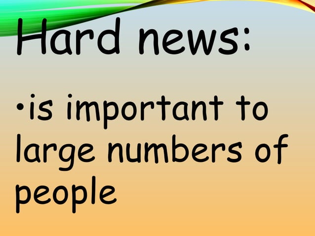 Introduction to journalism | PPT