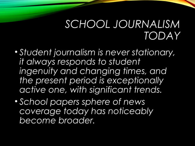 Introduction to journalism | PPT