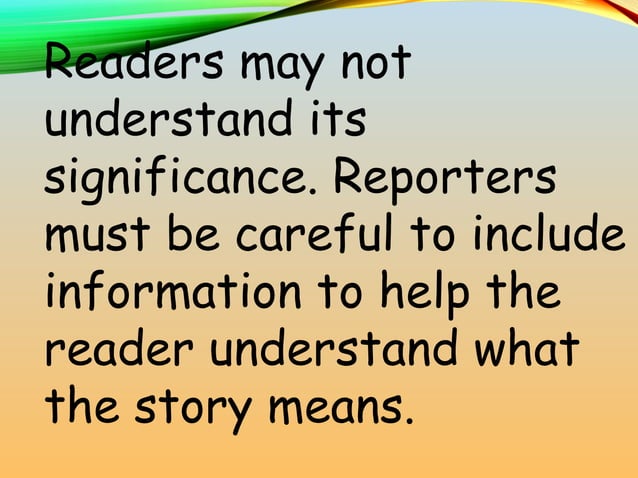 Introduction to journalism | PPT