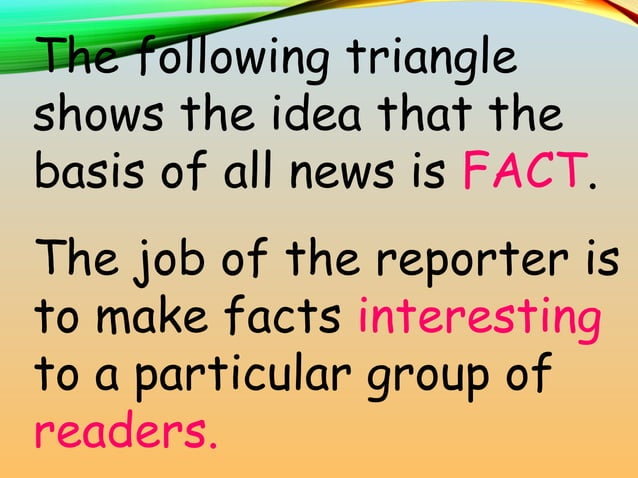 Introduction to journalism | PPT