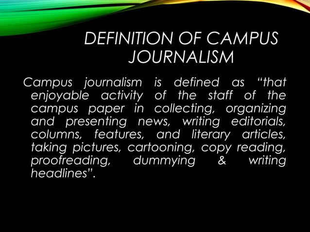 Introduction to journalism | PPT