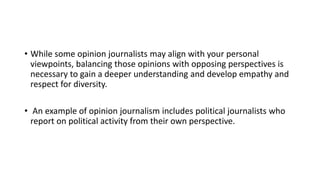 INTRODUCTION TO JOURNALISM FOR CAREER IN JOURNALISM | PPTX