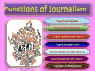 Introduction to Journalism and Role of Press | PPT
