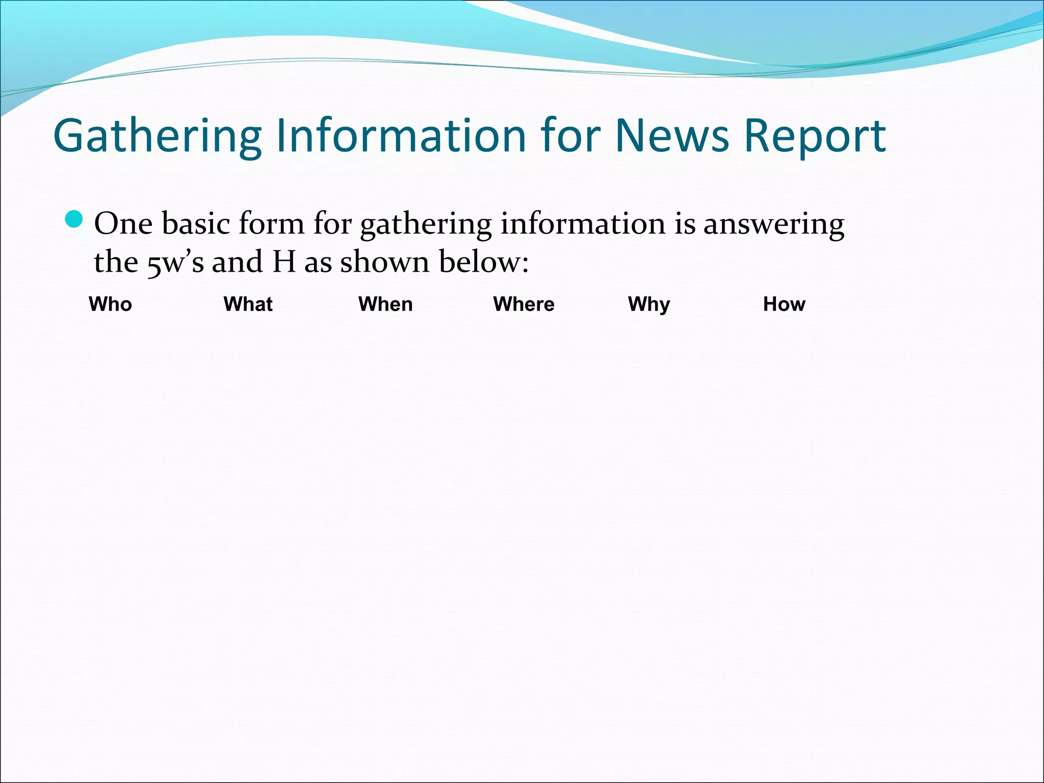 Introduction to Journalism | PPT
