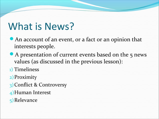 Introduction to Journalism | PPT