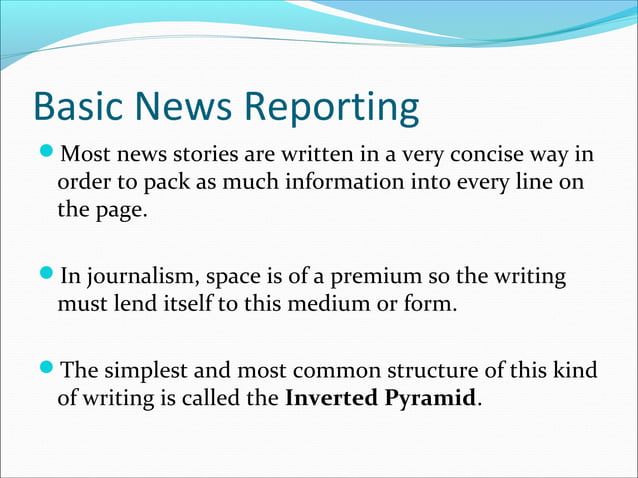 Introduction to Journalism | PPT