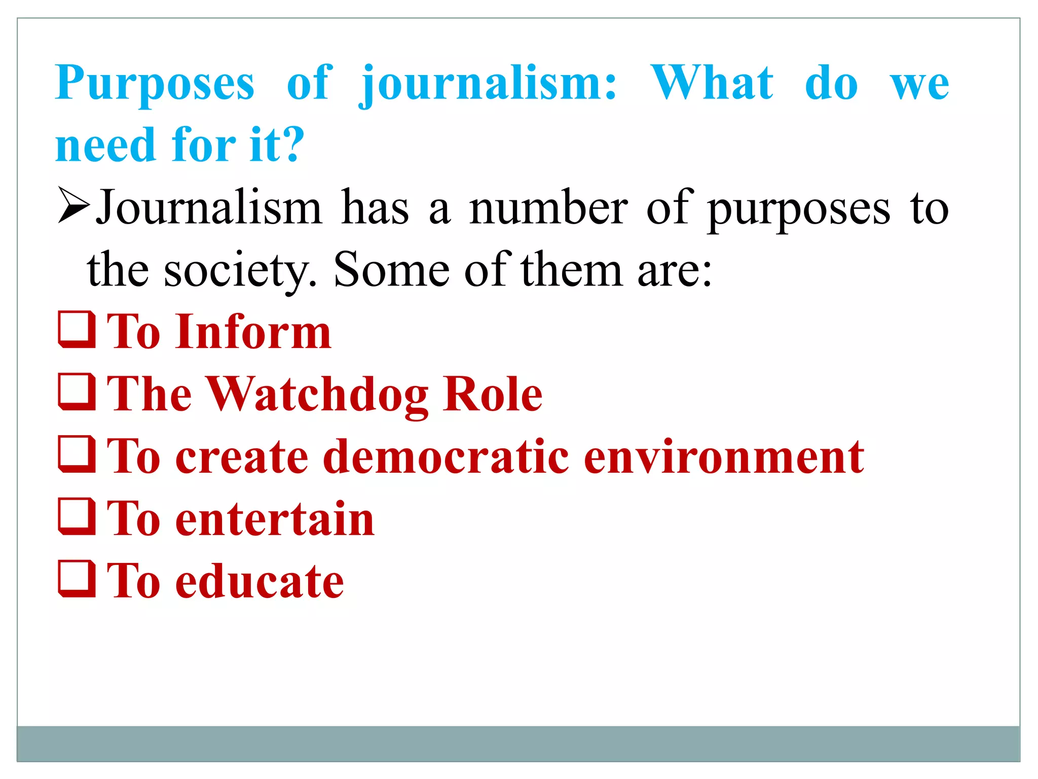 Introduction to Journalism PPT.pptx