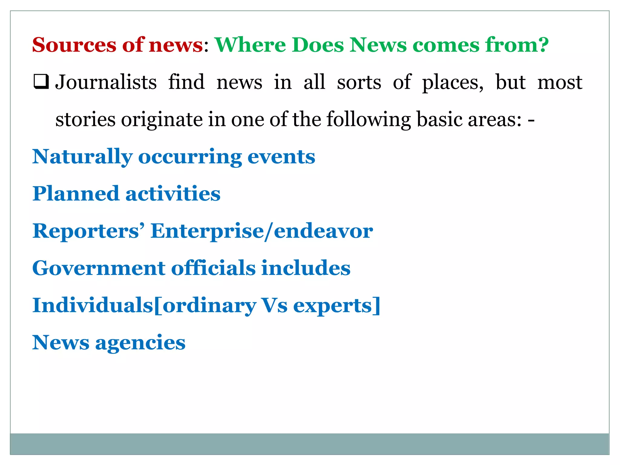 Introduction to Journalism PPT.pptx