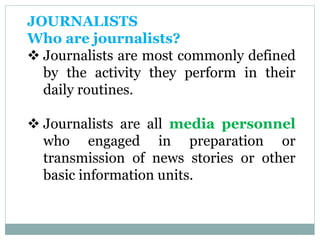Introduction to Journalism PPT.pptx