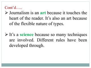 Introduction to Journalism PPT.pptx
