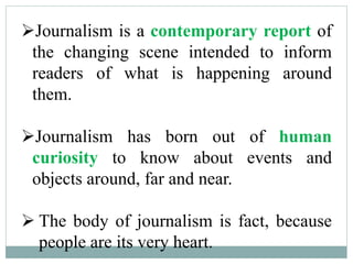 Introduction to Journalism PPT.pptx