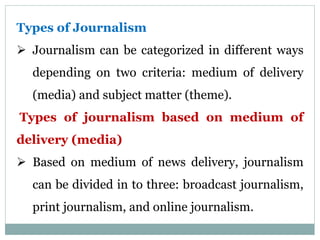 Introduction to Journalism PPT.pptx