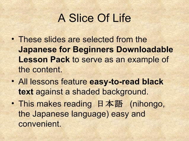 Introduction to Japanese for Beginners | PPS