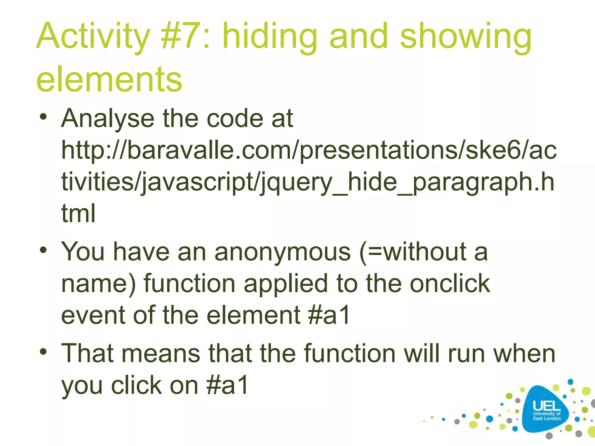 Introduction to jQuery | PPT