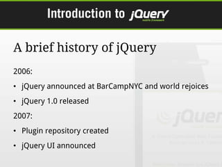 Introduction to jQuery Mobile | PPT