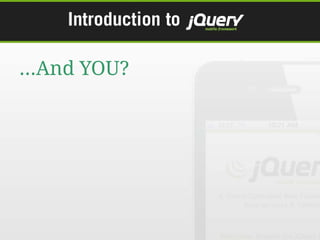 Introduction to jQuery Mobile | PPT