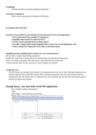 Introduction to jsf2 | PDF