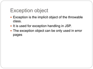 Introduction to JSP.pptx | Web Development | Internet