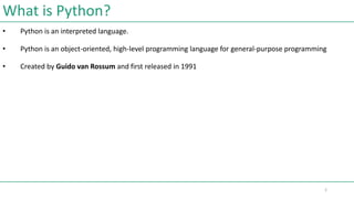 Introduction to Jupyter notebook and MS Azure Machine Learning Studio | PPT