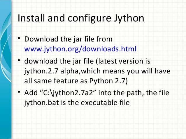 Introduction To Jython