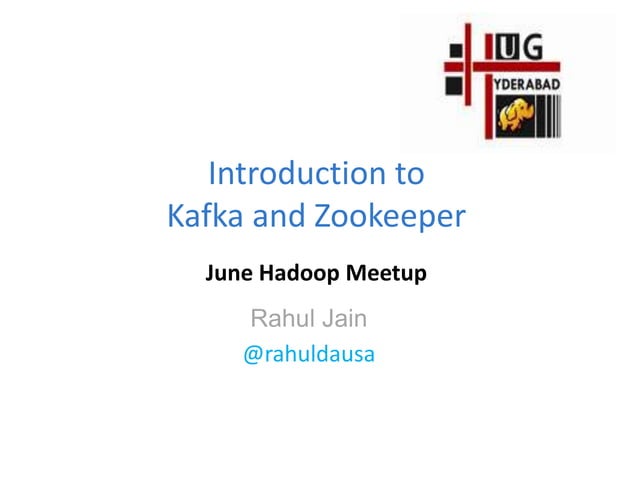 Introduction to Kafka and Zookeeper | PPTX