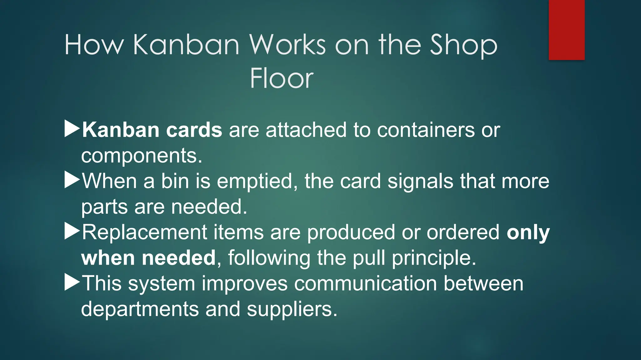 Introduction to Kanban in Manufacturing? | PPTX
