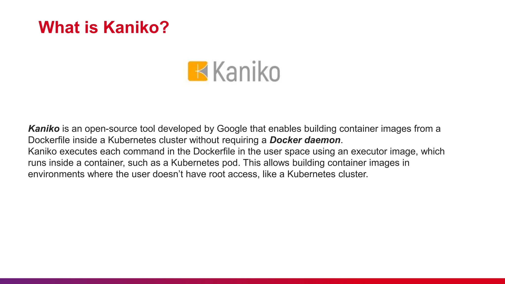 Introduction To Kaniko (DevOps) Presentation | PPTX