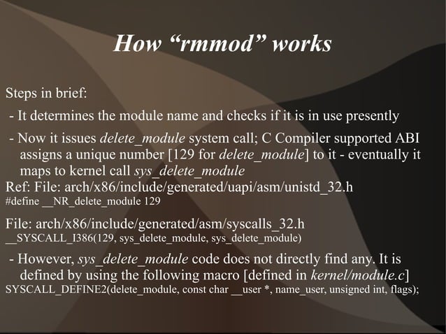 Introduction To Linux Kernel Modules | PDF | Operating Systems ...