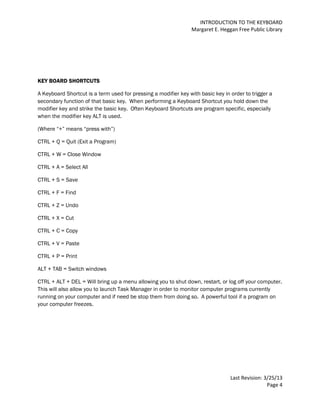 Introduction to keyboard | PDF