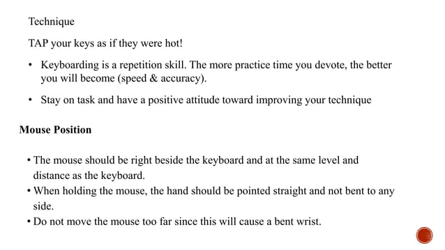 Introduction to keyboarding & document processing_PPT1.pptx | Computer Peripherals | Computing