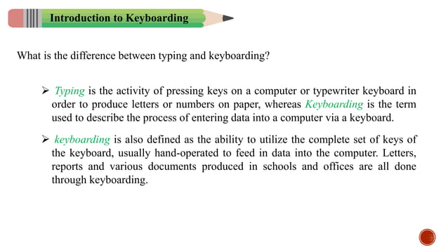 Introduction to keyboarding & document processing_PPT1.pptx | Computer Peripherals | Computing