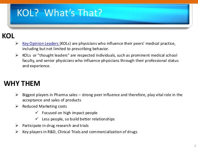 Key Opinion Leaders | PPTX