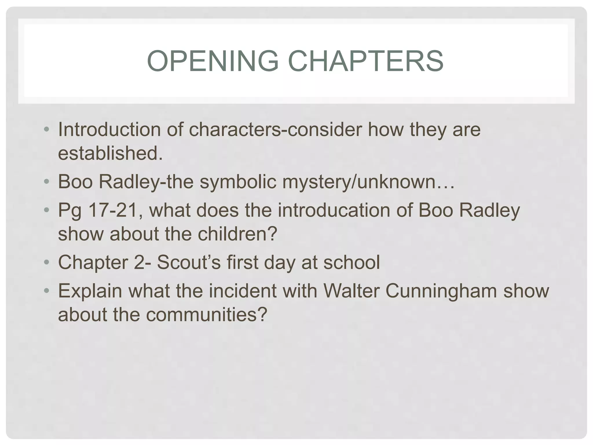 Introduction: "To Kill a Mockingbird" | PPTX