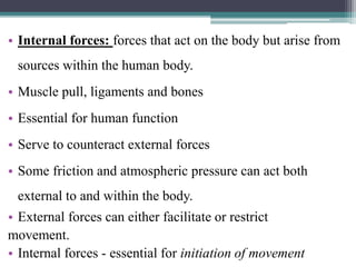 Introduction to kinesiology (Biomechanics- Physiotherapy) | PPTX