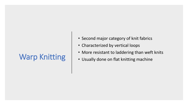 Introduction to knitting | PPTX | Needlework | Arts and Crafts