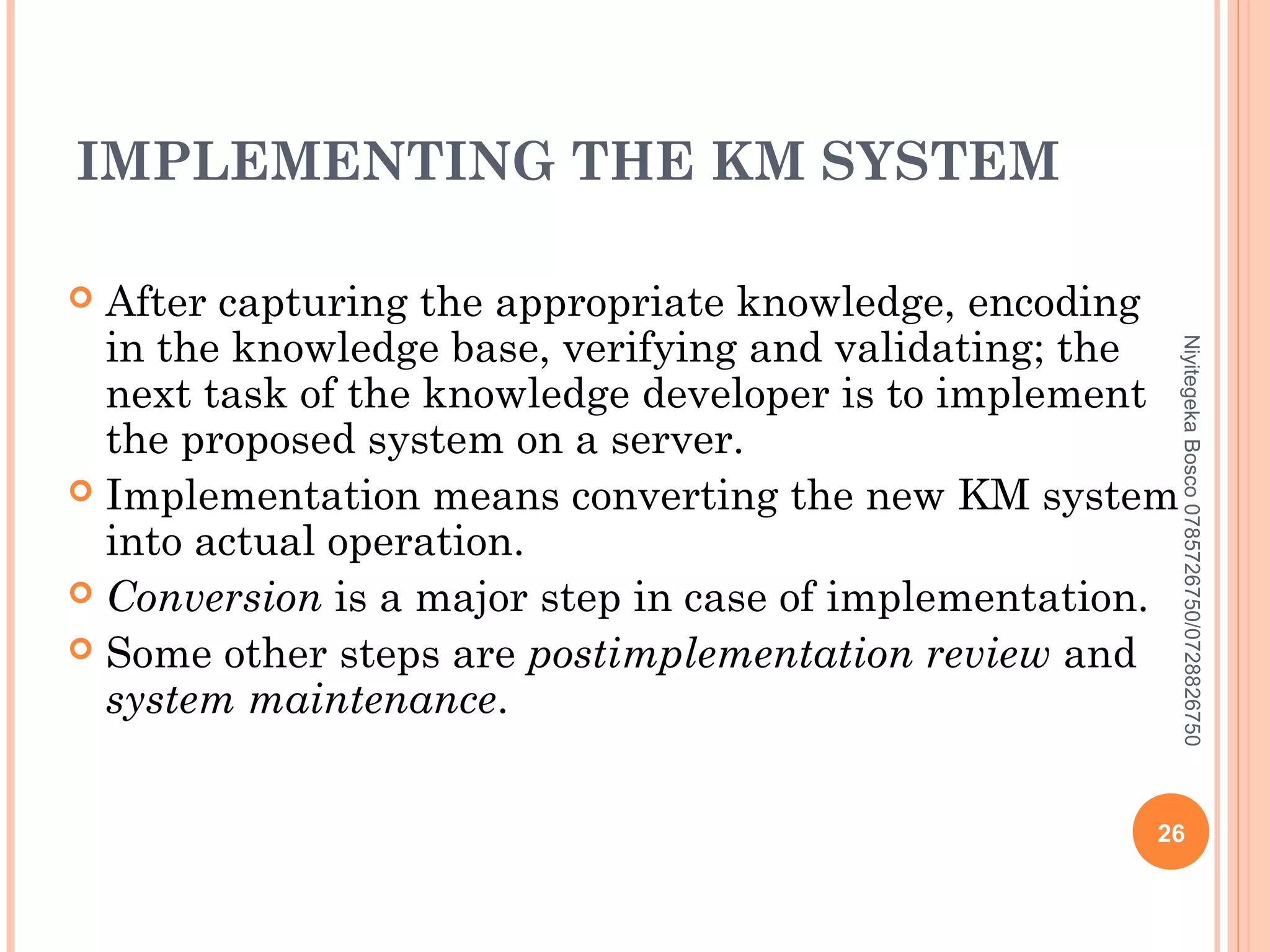 Introduction to knowledge management | PPT