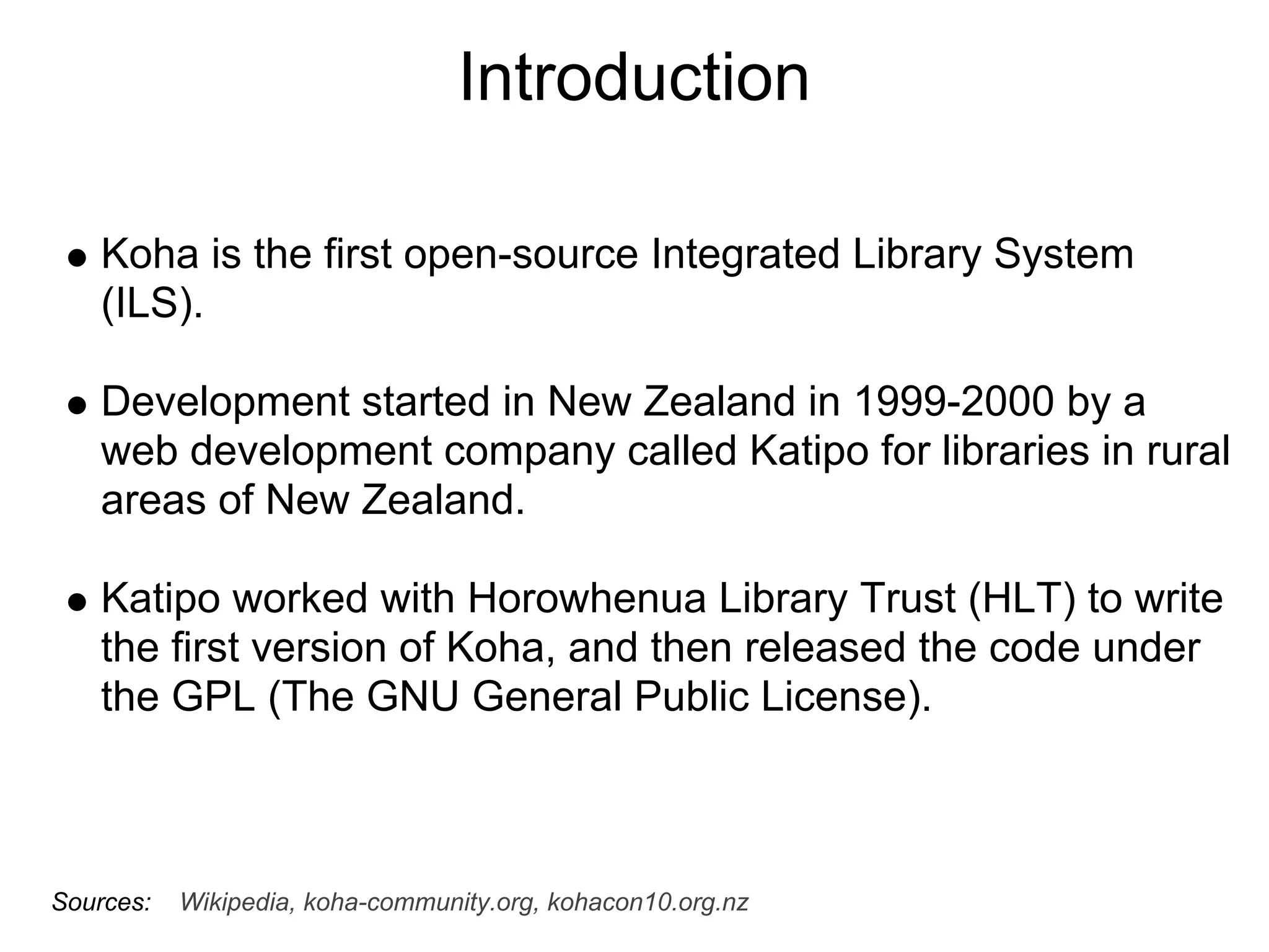 Introduction to koha | PDF