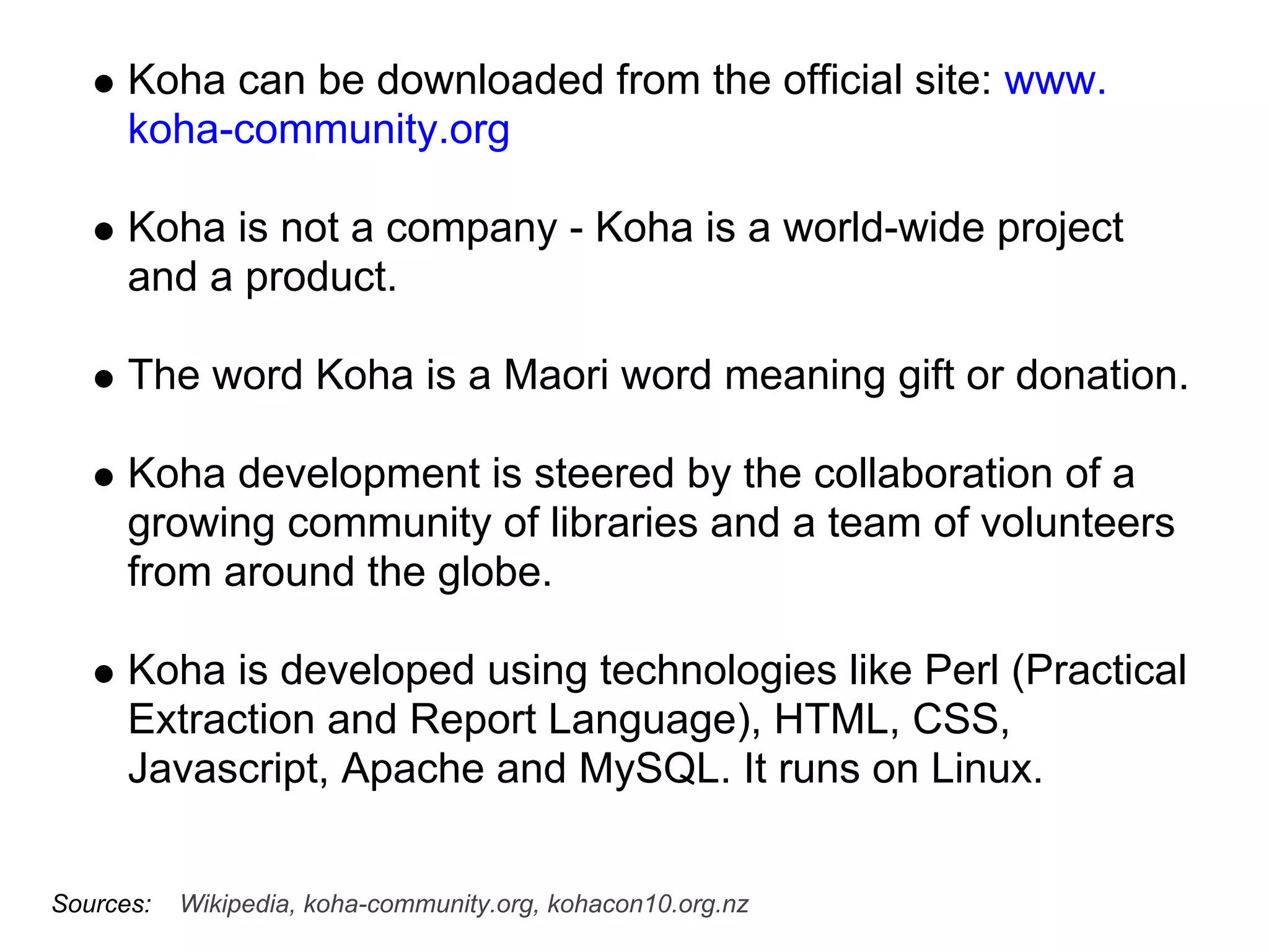 Introduction to koha | PDF