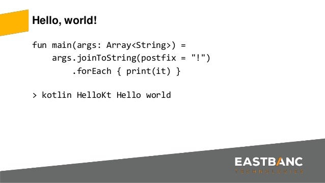 Introduction To Kotlin Language And Its Application To Android Platfo…