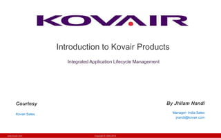 Introduction to kovair ALM and Integration Products | PPTX